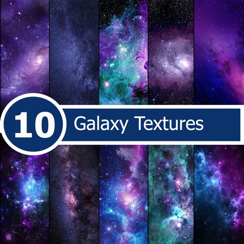 Galaxy Textures Paper-galaxy Wallpaper-floor - Etsy