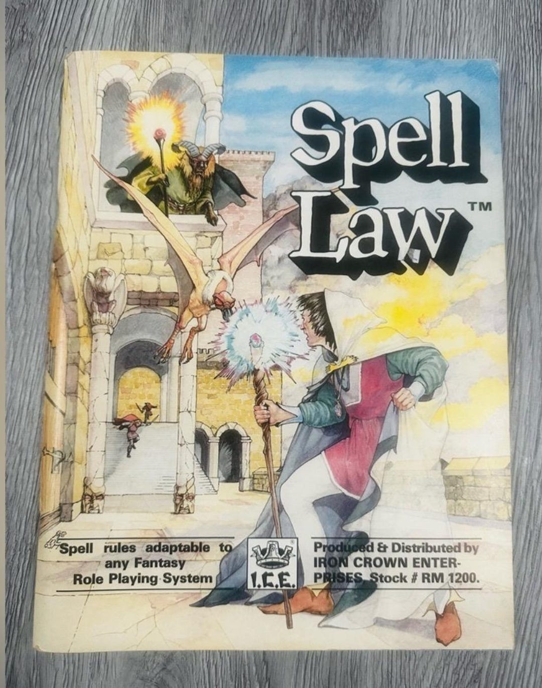 Spell Law I.C.E. Rolemaster #1200 Vintage 1984 RPG Spell Rule Book ...