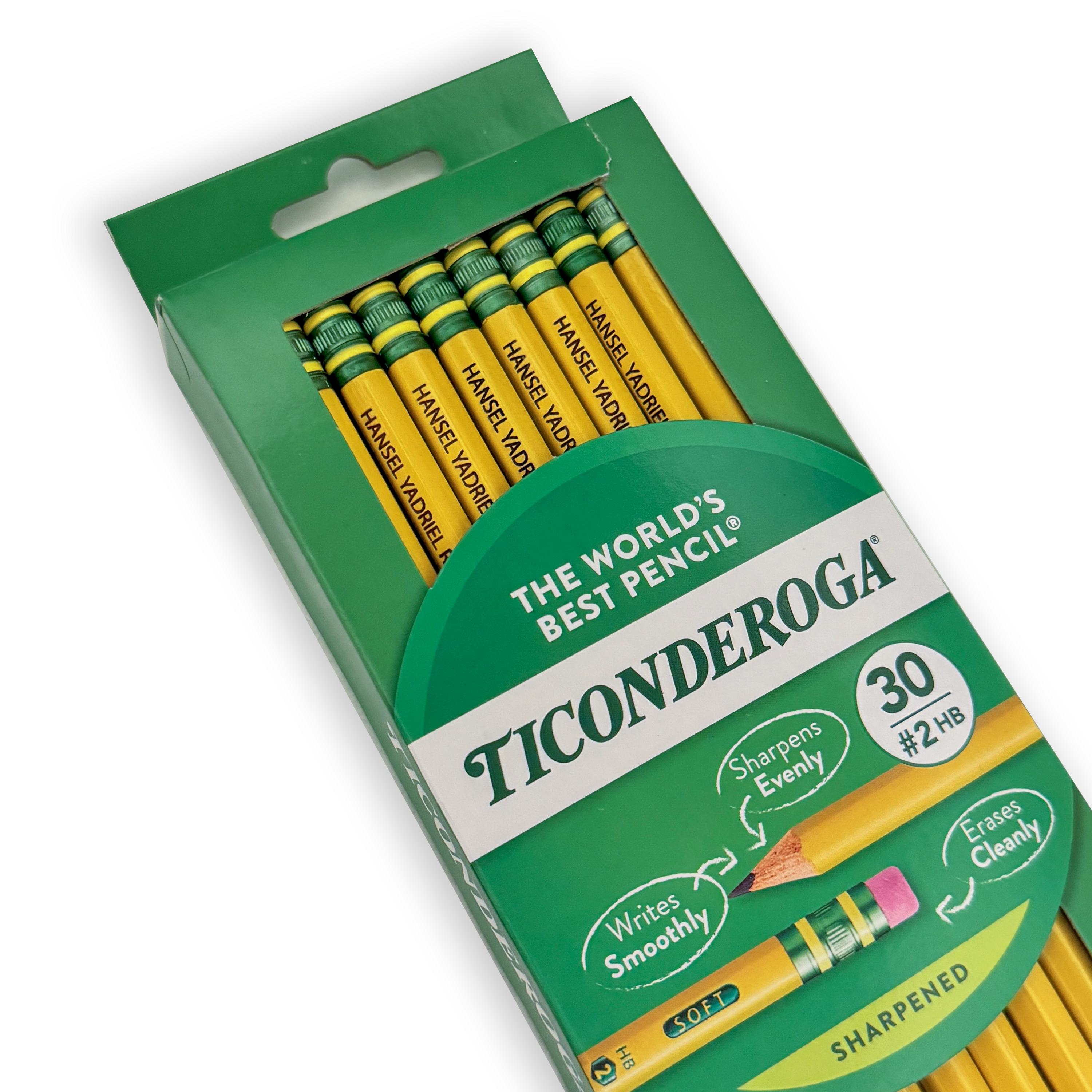 Engraved Personalized Pencils - Ticonderoga #2 Pencils - Custom ...