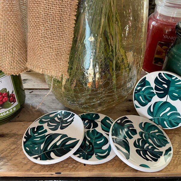 Ceramic Coaster Set - Etsy