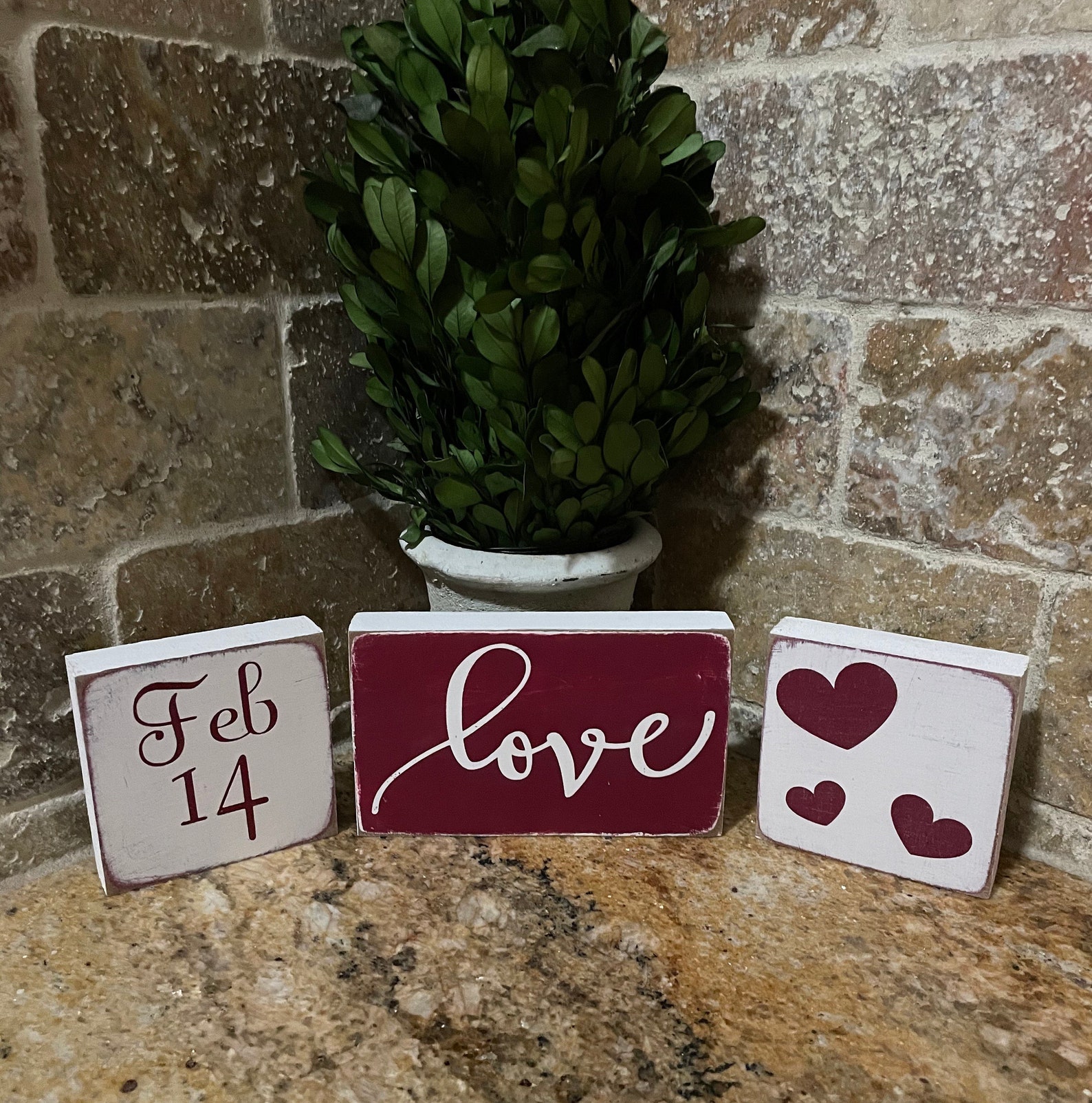 St. Patricks Day Decor. Reversible. Valentines Day. Rustic. - Etsy