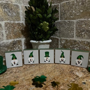 St. Patrick’s Day Decor. Rustic Handmade Lucky Gnome Decorative Mini ...