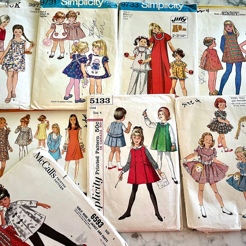 Vintage Sewing Patterns - Etsy