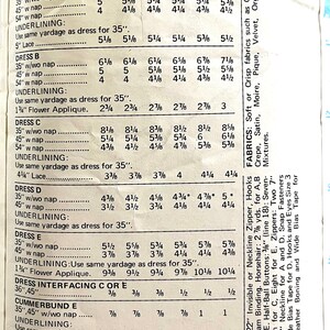 RARE! Complete 1970's Butterick 6181 Misses' Bridal or Bridesmaid ...