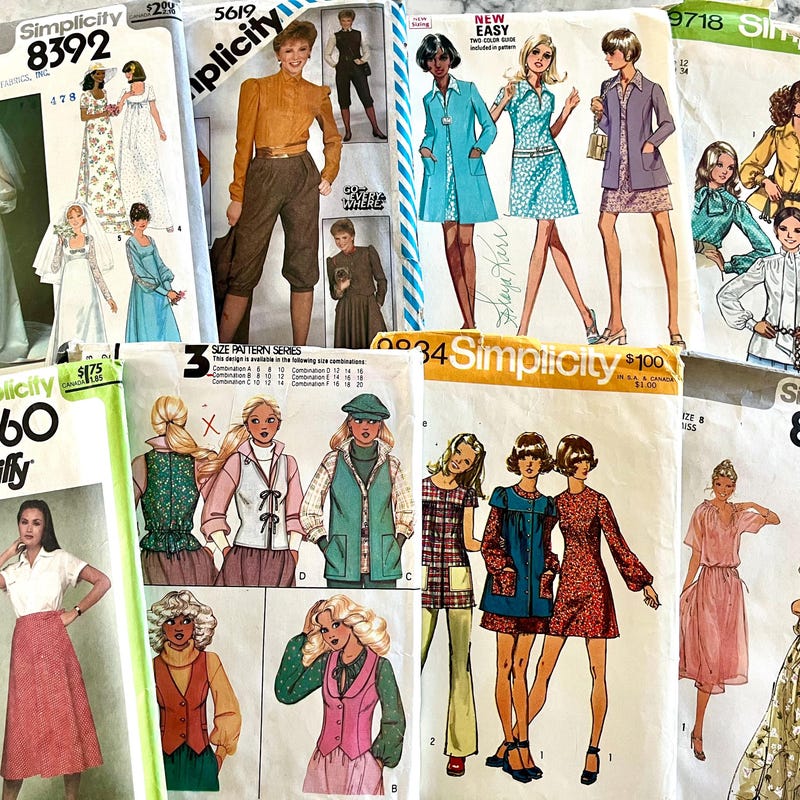 70s Sewing Patterns - Etsy