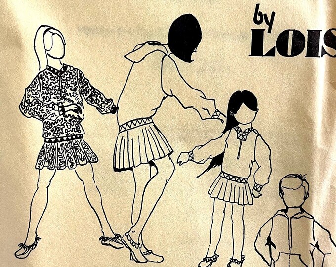 UNCUT Vintage Alaskan Kuspuk Pattern by Lois, Summer Eskimo Dress or ...