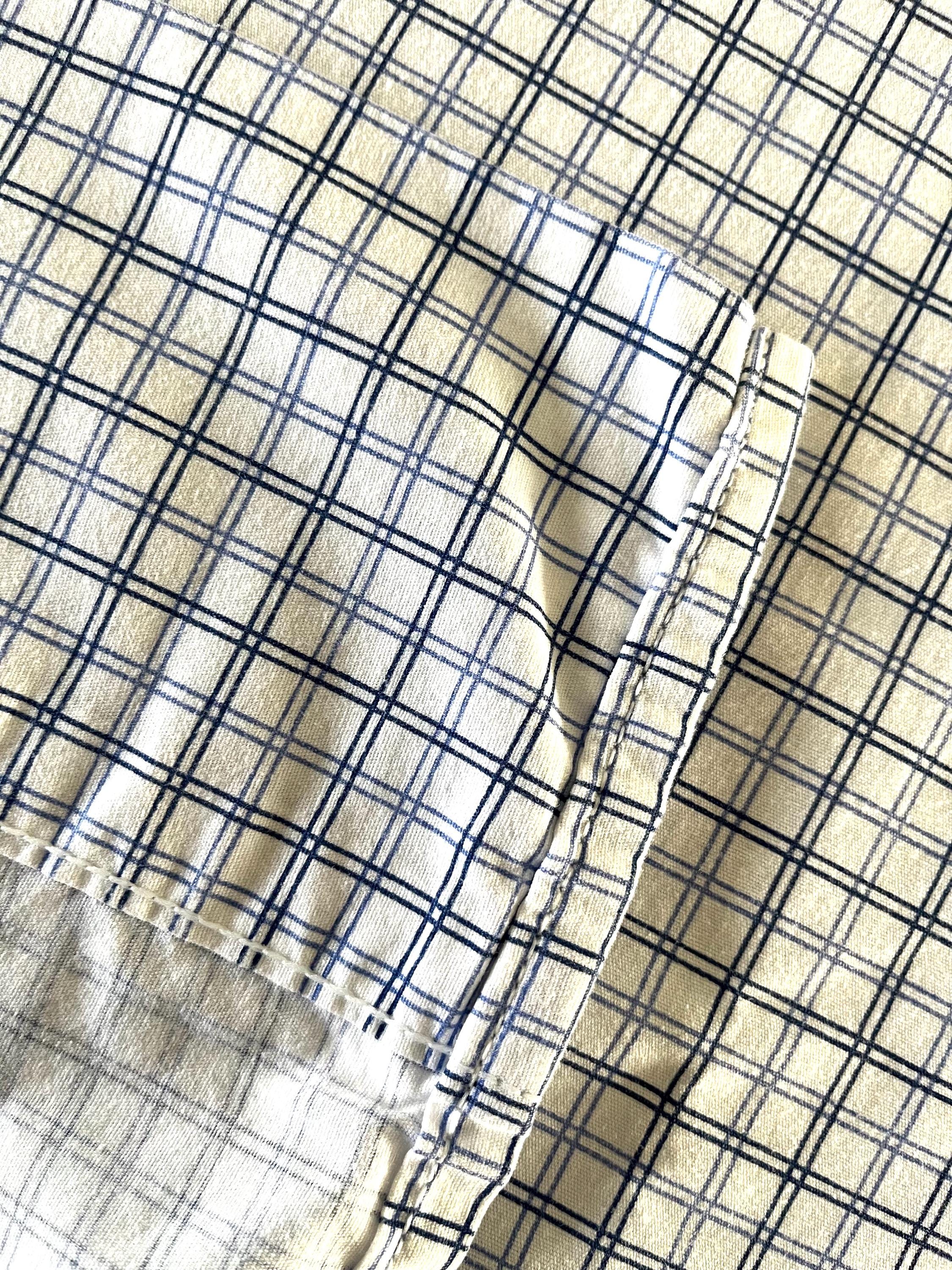 King Sized Flat Sheet by Martha Stewart, 60/40 Cotton Poly Blend, Blue ...