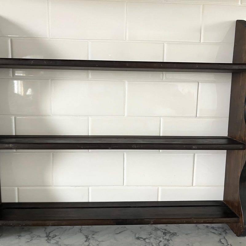 Shelf With Plate Groove - Etsy