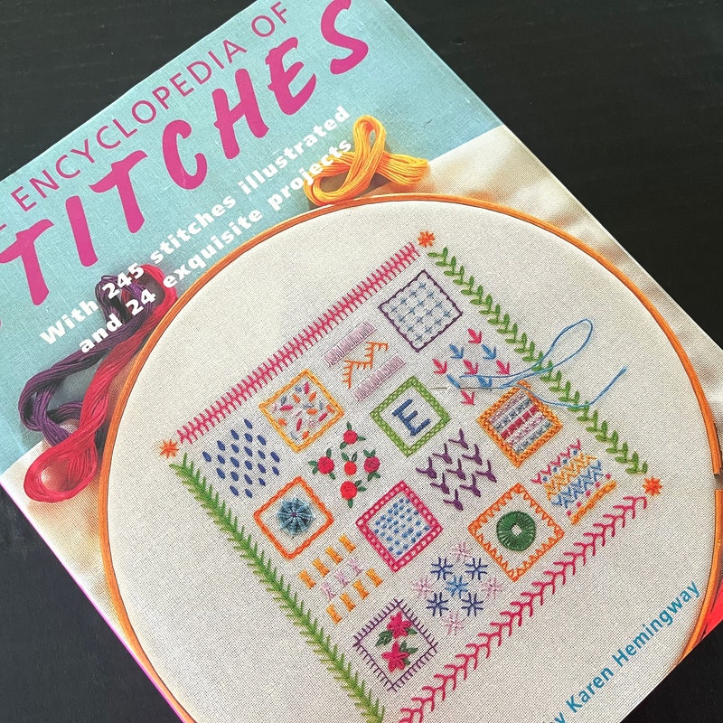 Embroidery Stitch Book - Etsy