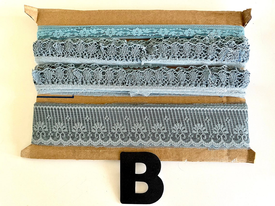 Reels of Vintage Laces and Trims for Sewing, Crafts, Scrapbooking in ...