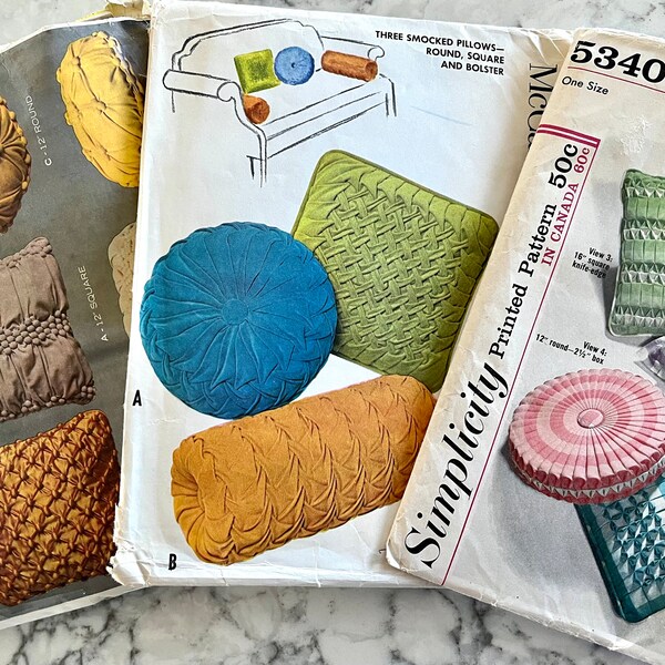 Smocked Pillow - Etsy