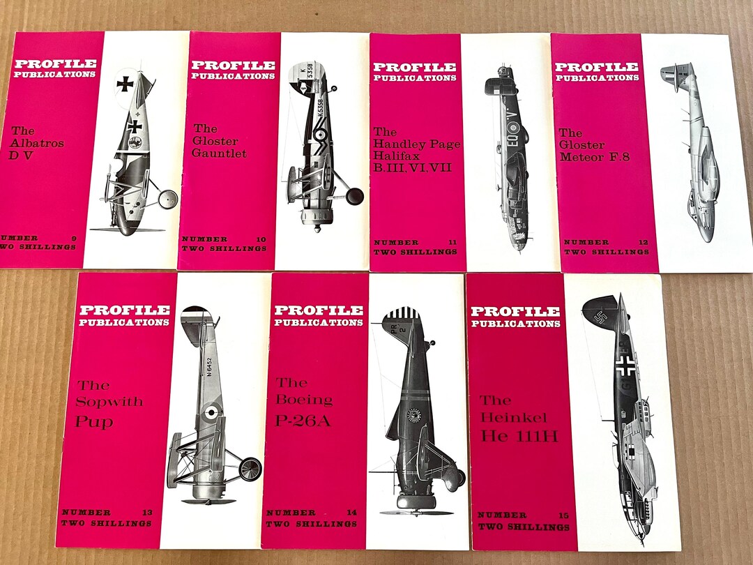 Profile Publication Pamphlets on Historic Military Aircraft, Volumes 9 ...