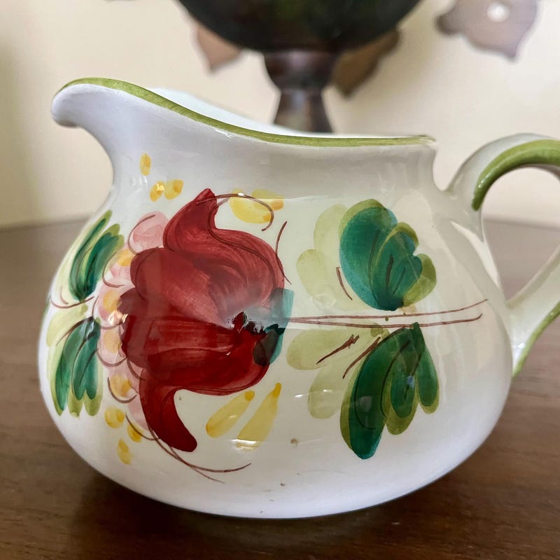 Hand Painted Pitcher - Etsy