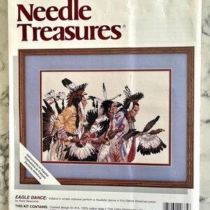 New Needle Treasures 02685 Counted Cross Stitch Kit Called Eagle Dance ...