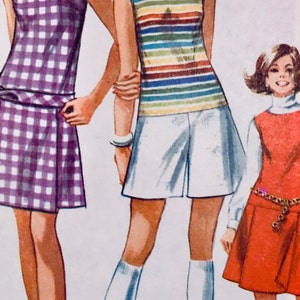 Complete 1969 Simplicity 8147 Misses' Pant Dress or Pant-jumper in Two ...