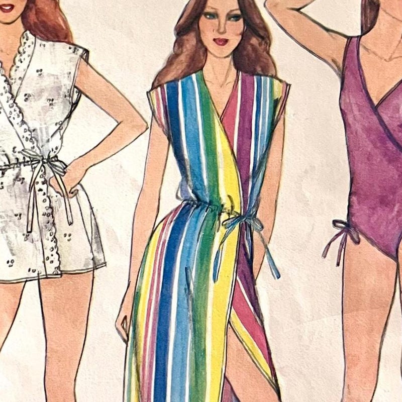 80s Swimsuit Coverup - Etsy