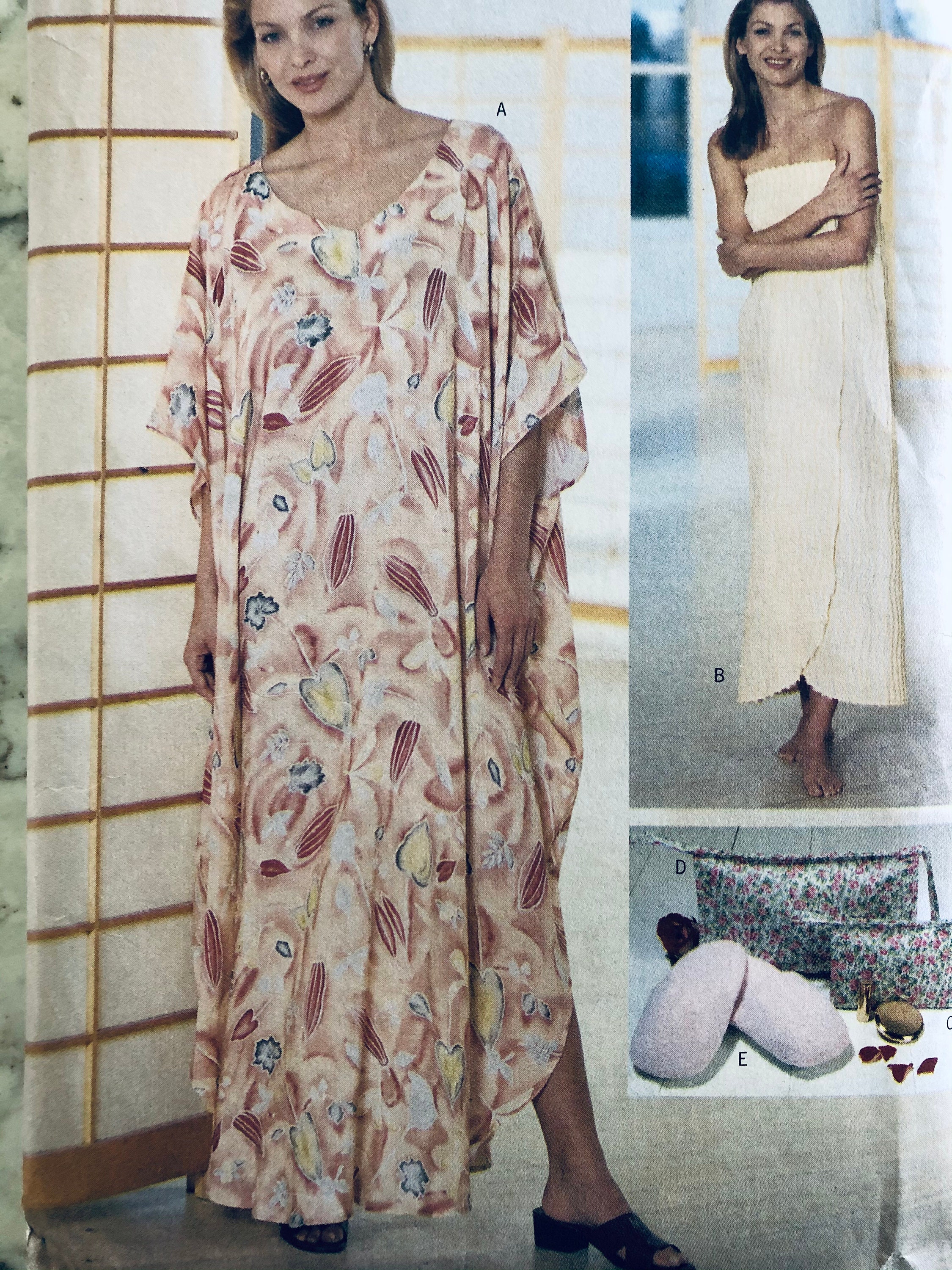 UNCUT Ff 1999 Butterick 6045 Misses' Caftan Bath Towel - Etsy UK