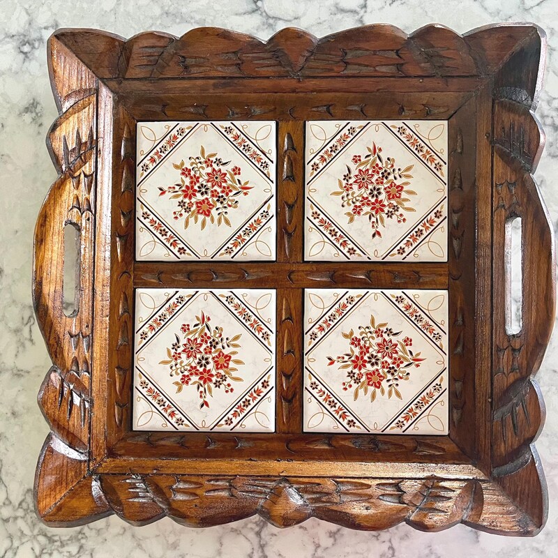 Carved Wood Trays - Etsy