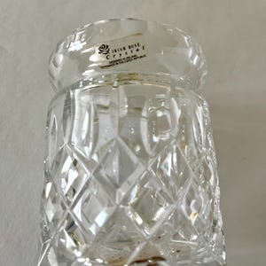 Irish Rose Crystal Jam Jar With Crystal Lid, Manufactured in the Czech ...