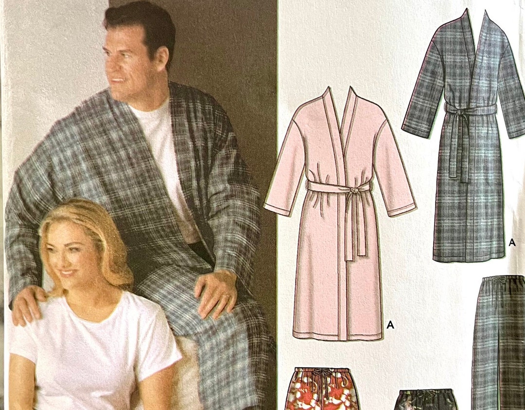 UNCUT 2003 Simplicity 5314 Unisex 2-hour Sleepwear Pattern for Drop ...