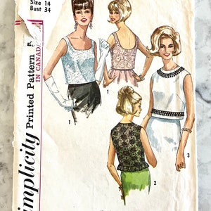 1960's & 70's Vogue 6910, 7100, Simplicity 6242, 5262, 9365, Butterick ...