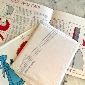 RARE!! UNCUT 1977 Creative Patterns E2 Misses' Lined Cape in 2 Lengths ...