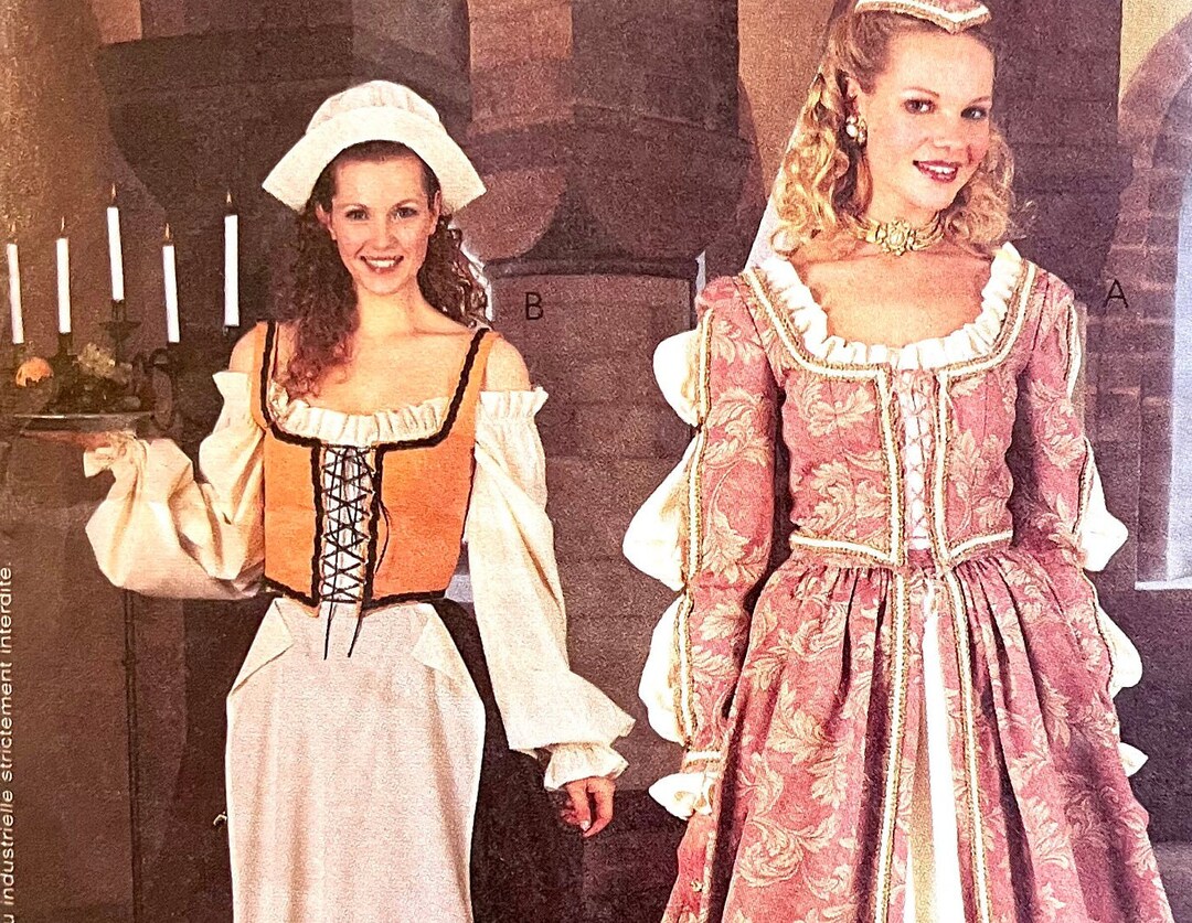 UNCUT 2000 Mccall's 2793 Misses' Elizabethan Costume Pattern With ...