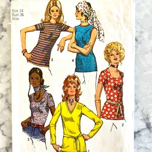 1960's & 70's Vogue 6910, 7100, Simplicity 6242, 5262, 9365, Butterick ...