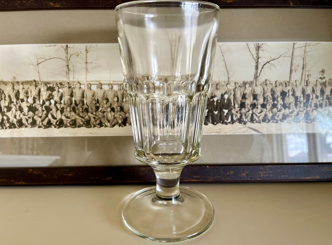 Huge Vintage Soda Fountain Goblets, Great Shape, 8 Are 8.5 Tall X 3 7/8 ...