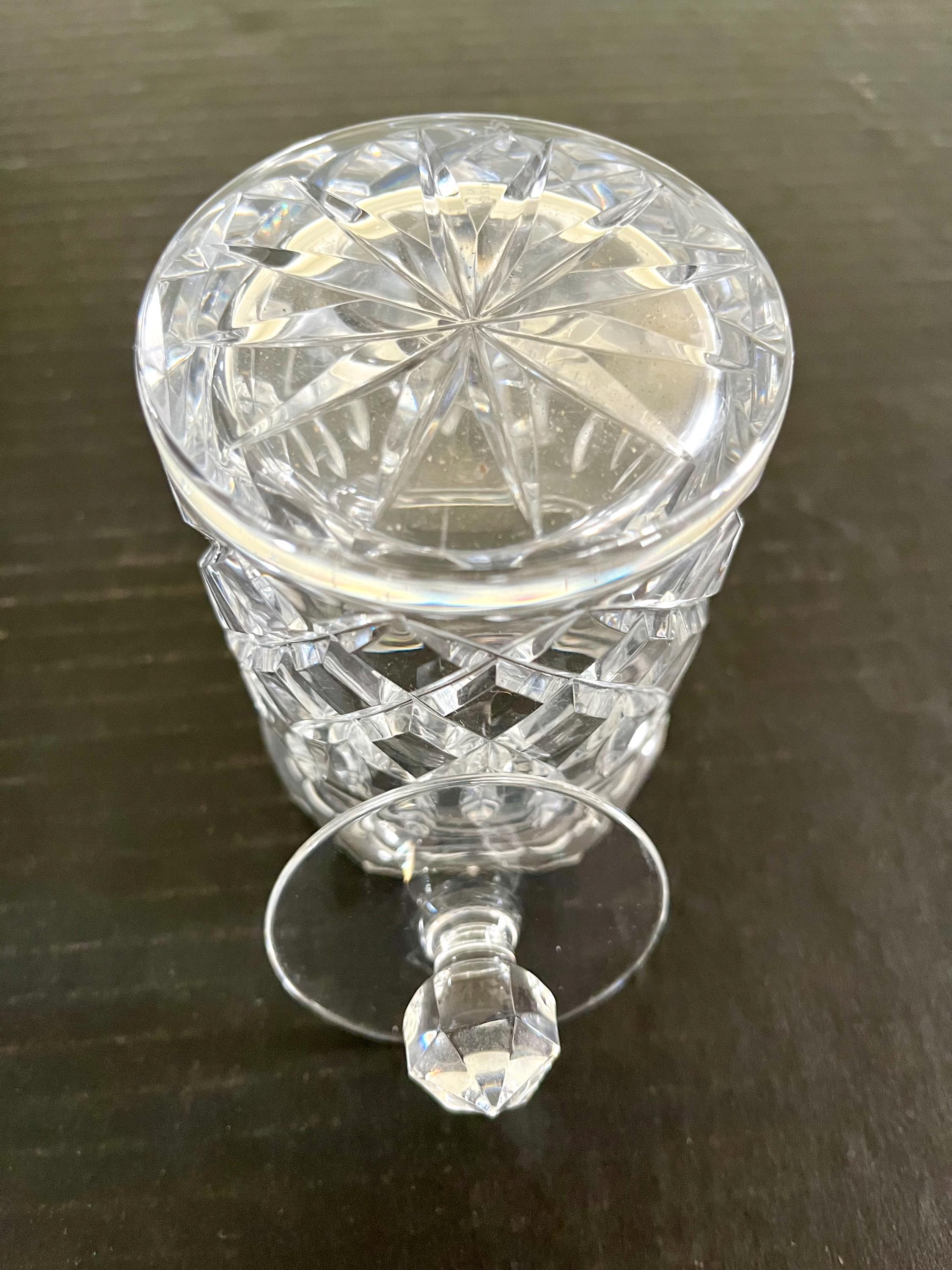 Irish Rose Crystal Jam Jar With Crystal Lid, Manufactured in the Czech ...