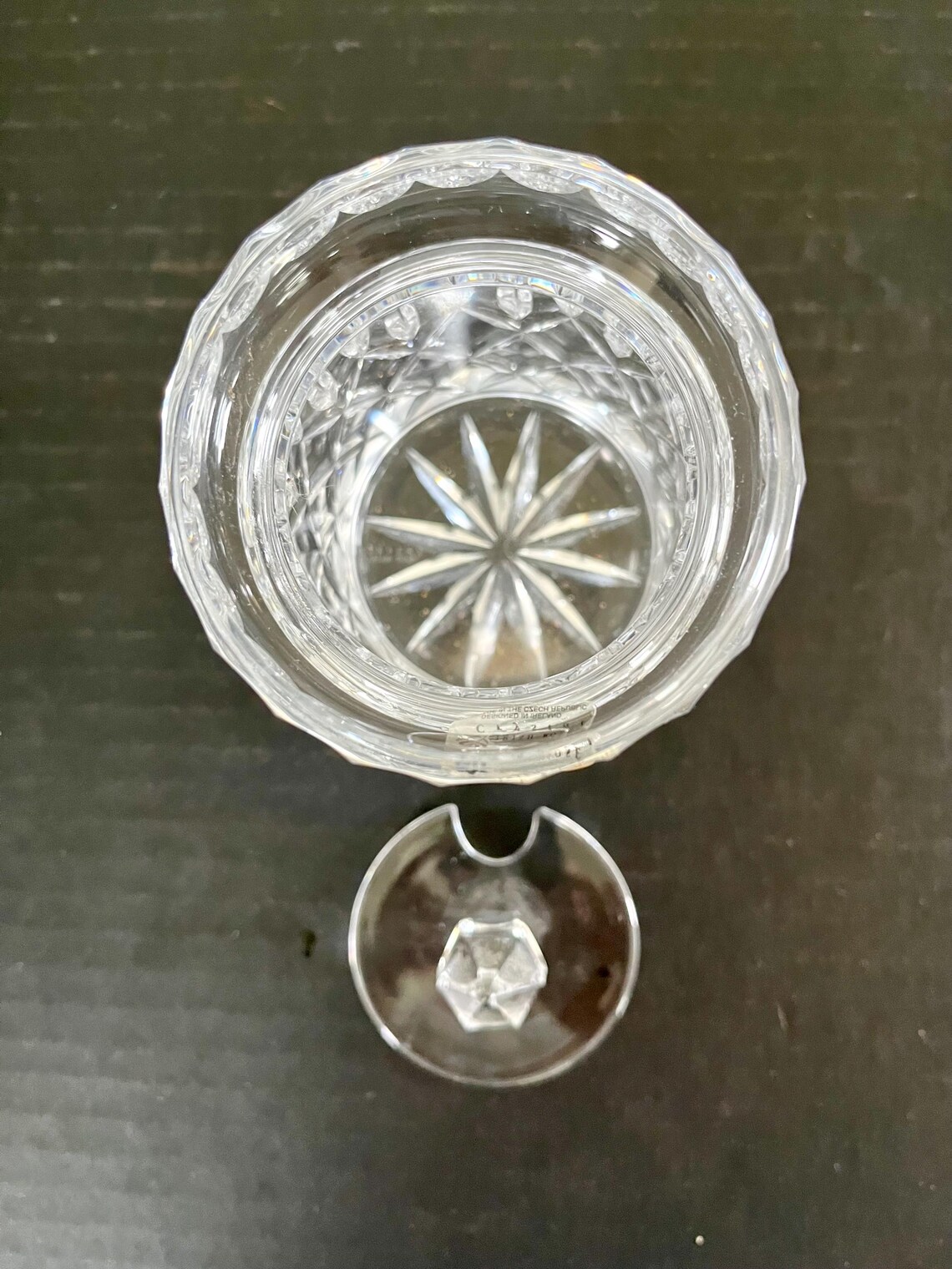 Irish Rose Crystal Jam Jar With Crystal Lid, Manufactured in the Czech ...