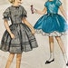 Early 1960's Vintage Simplicity 4282 Girl's Back-button Fit & Flare ...