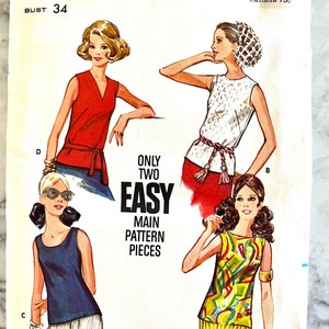 1960's & 70's Vogue 6910, 7100, Simplicity 6242, 5262, 9365, Butterick ...