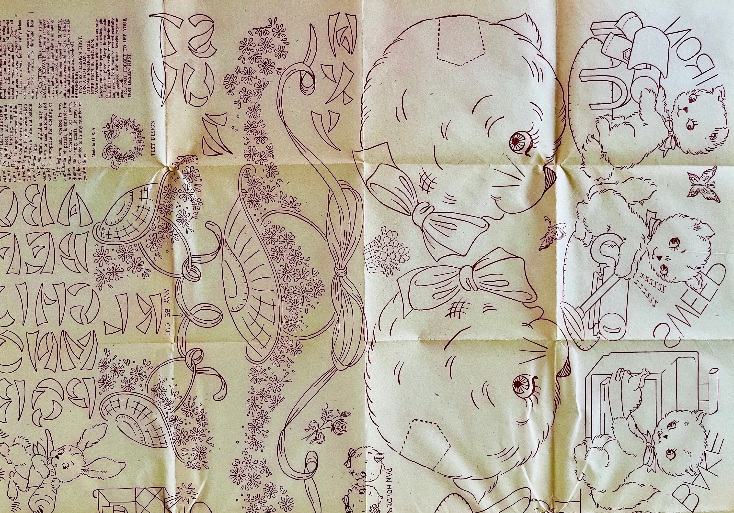 Free Vintage Transfer Patterns