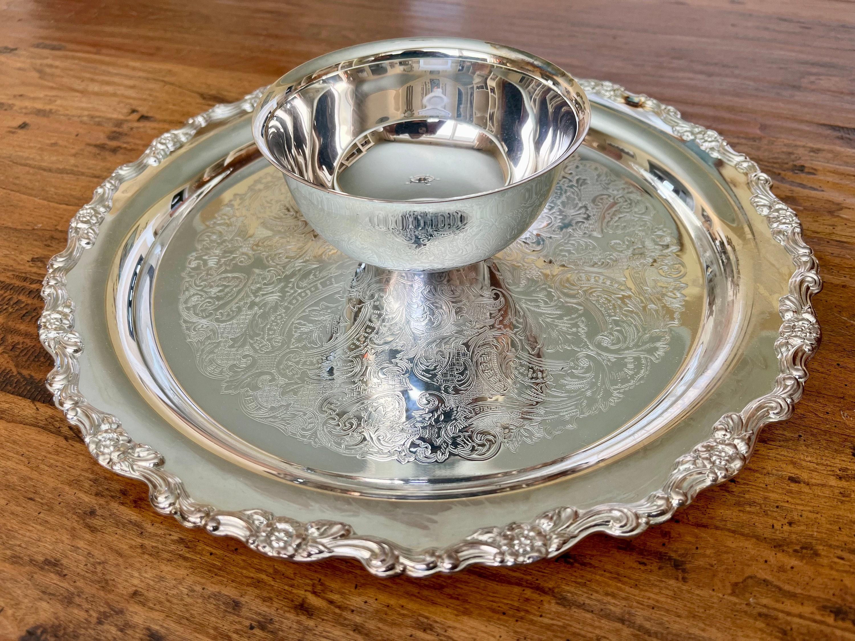 Oneida Sterling Silver Platter Oneida Silver Plate 34 For Sale On