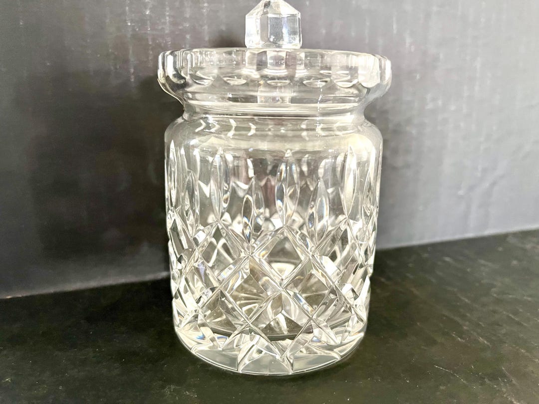 Irish Rose Crystal Jam Jar With Crystal Lid, Manufactured in the Czech ...