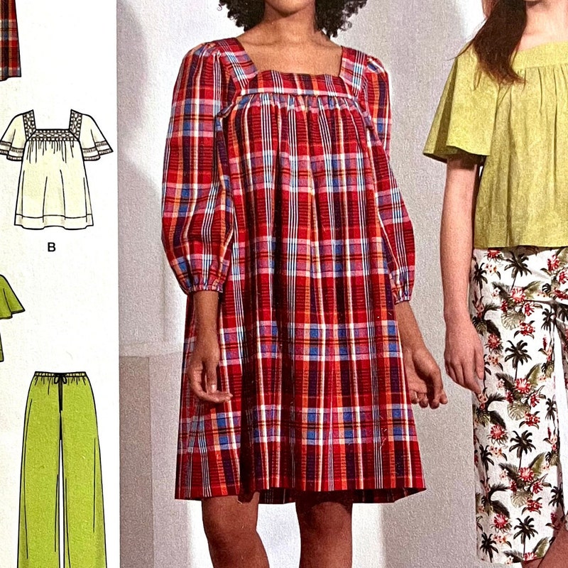 Square Yoke Dress - Etsy