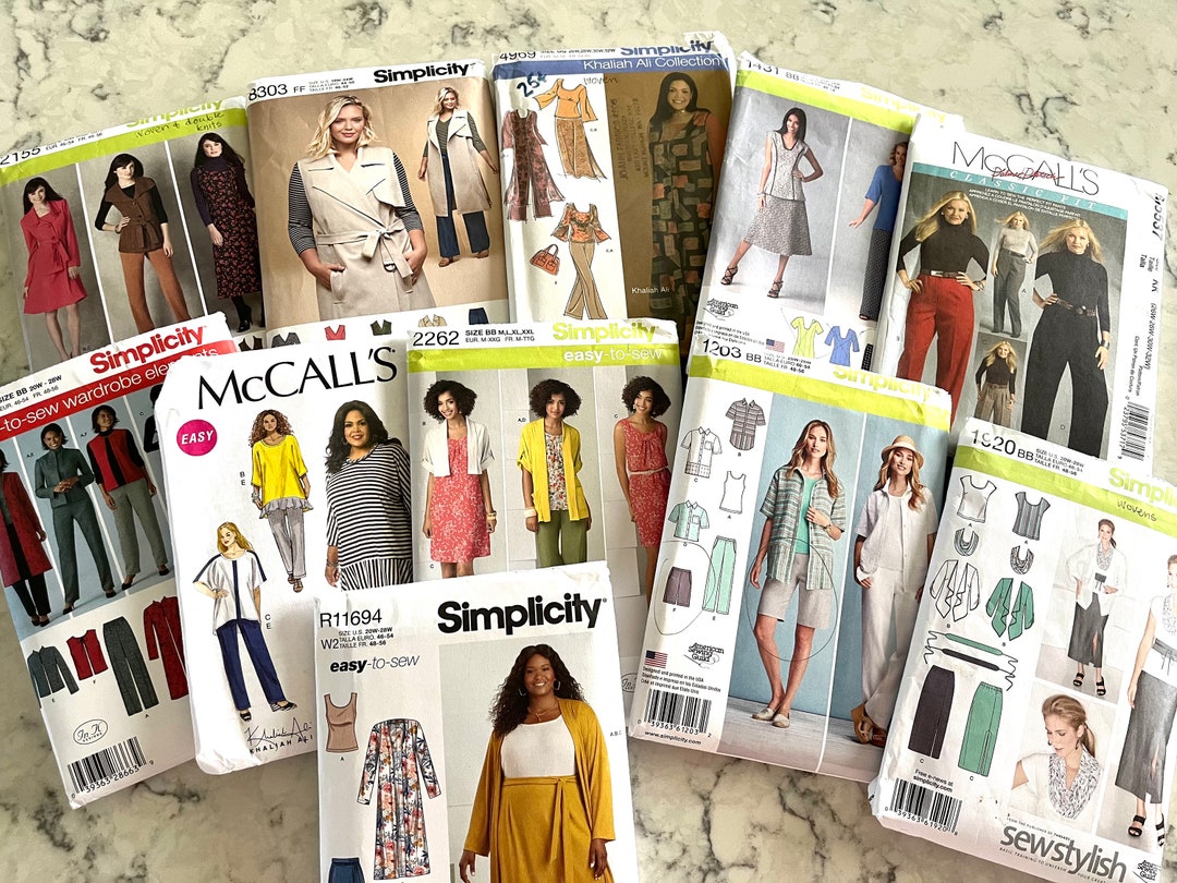 UNCUT Modern Misses' and Women's Coordinates Patterns, Most in L-XXL ...