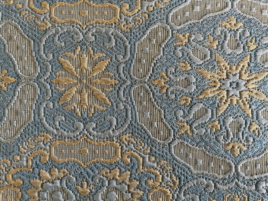 1960's or 1970's Sear's Bellissimo Collection Brocade Bedspread With 6 ...