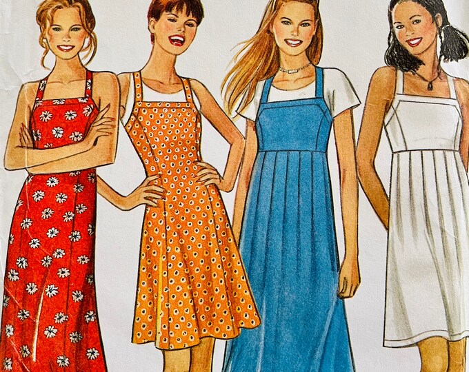 UNCUT New Look 6496 Misses' Jumper With Shaped, Raised Bodice, Princess ...