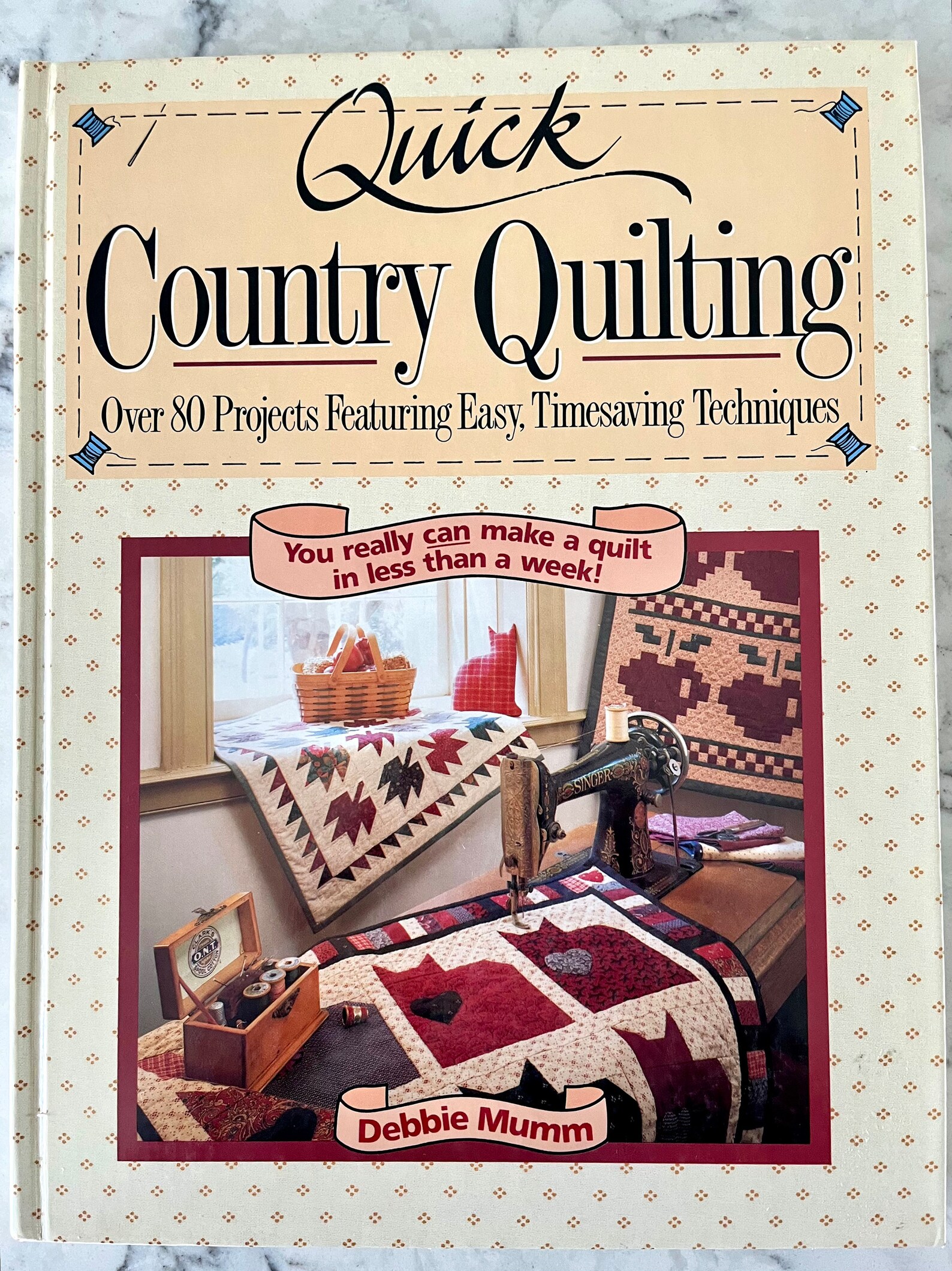 1992 Quick Country Quilting Book by Debbie Mums; Over 80 Projects ...