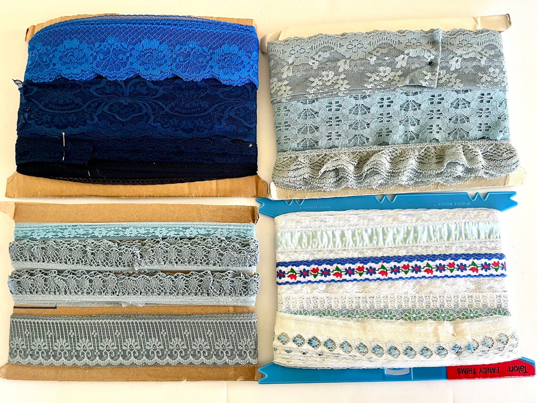 Reels of Vintage Laces and Trims for Sewing, Crafts, Scrapbooking in ...