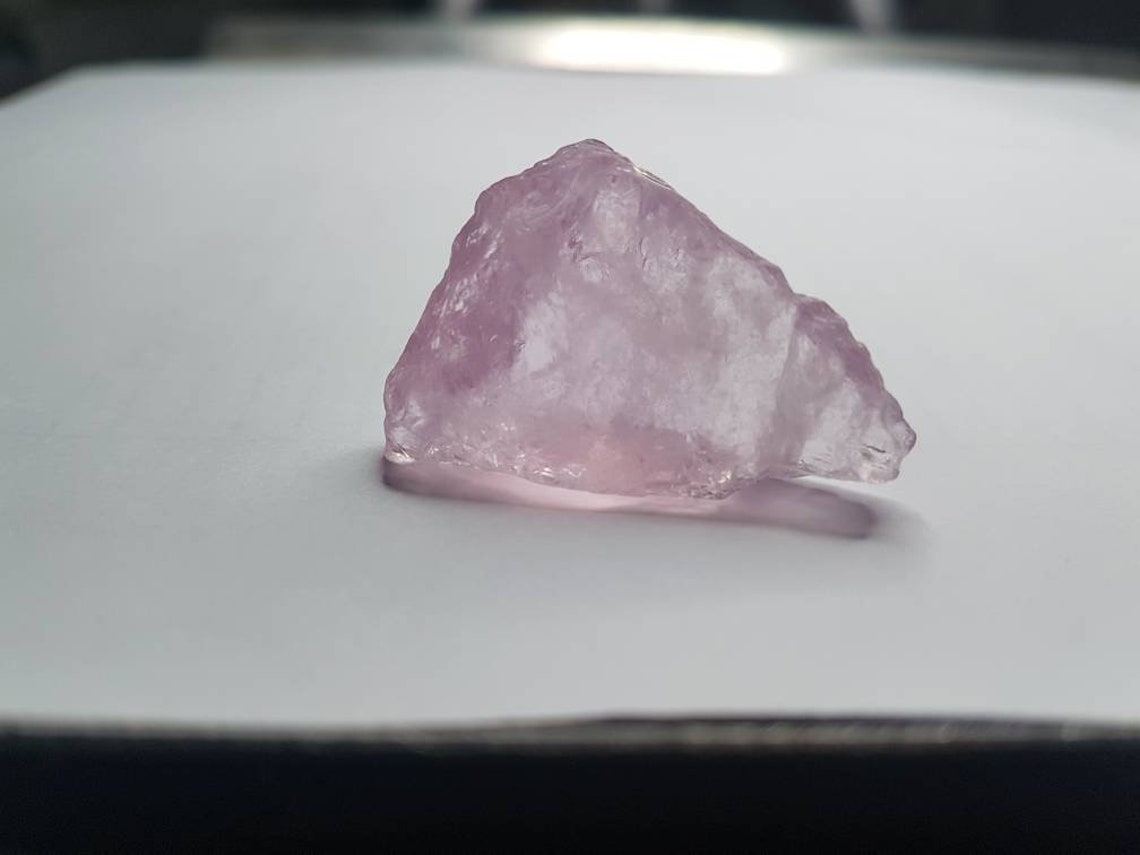 Morganite Raw Crystal 66.80 Carat Rough Stone Fine Quality | Etsy