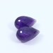 Natural Amethyst Drops Pair 12x20mm Top Drilled Faceted Good Quality ...