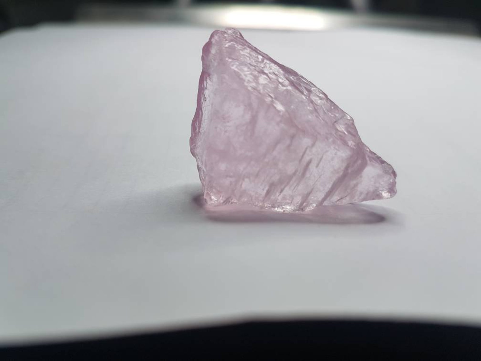 Morganite Raw Crystal 66.80 Carat Rough Stone Fine Quality | Etsy