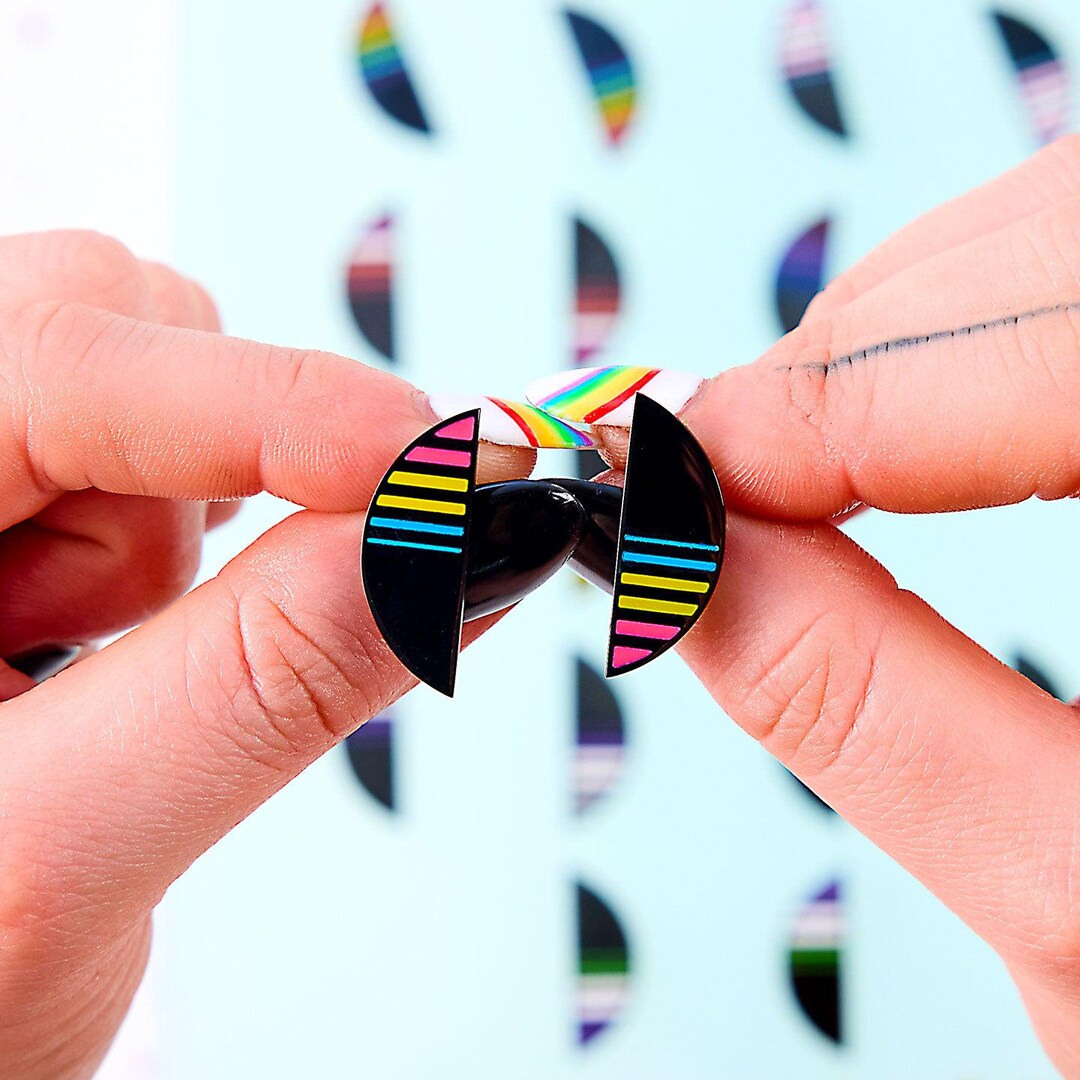 PANSEXUAL "je Suis" Studs | Available in Two Sizes - Etsy