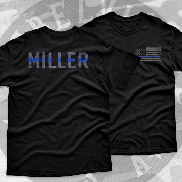 Blue Line Shirts - Etsy