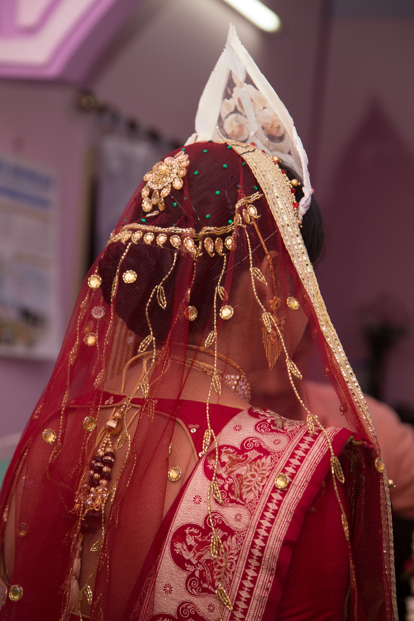 Indian Bengali Bride Orna (chunri) - Etsy