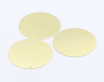 Brass round disc | Etsy