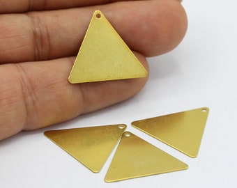 Brass Triangle Ring, 6 Raw Brass Triangles 53x53x40mm Bs-1307 - Etsy